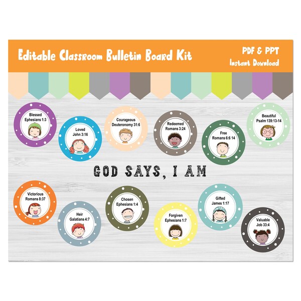 Faith Bulletin Board - Etsy