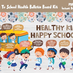 Back to School School Nurse Bulletin Board/health/healthy Habit ...