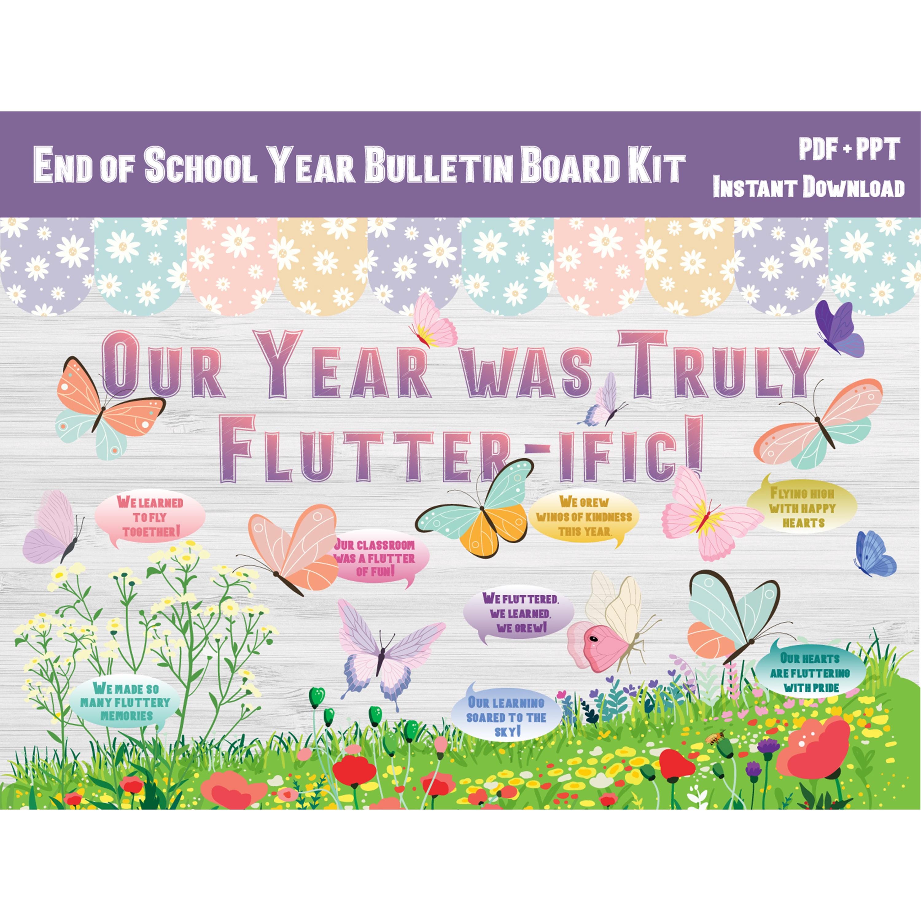 End of School Year Bulletin Board Kit/graduation/summer Countdown ...