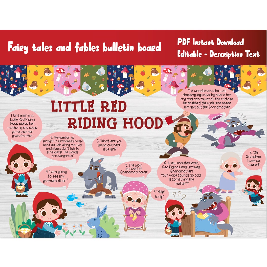 Storybook Reading Corner Bulletin Board Kit/kindergarten Preschool ...