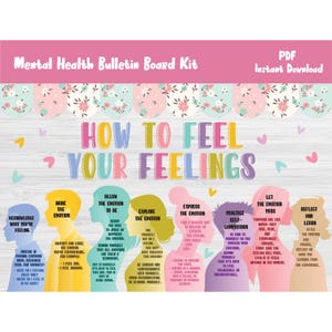 Mental Health Bulletin Board Kit/school Counselor/social Worker ...
