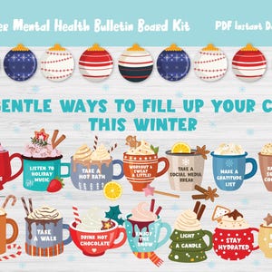 Winter Mental Health Awareness Bulletin Board Kit/classroom Decor ...