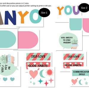 Mental Health Bulletin Board Kit/growth Mindset/school Counseling ...