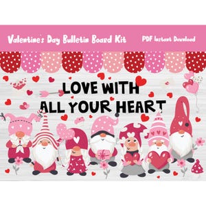 Valentine's Day Bulletin Board Kit/february Classroom Wall Door Decor ...