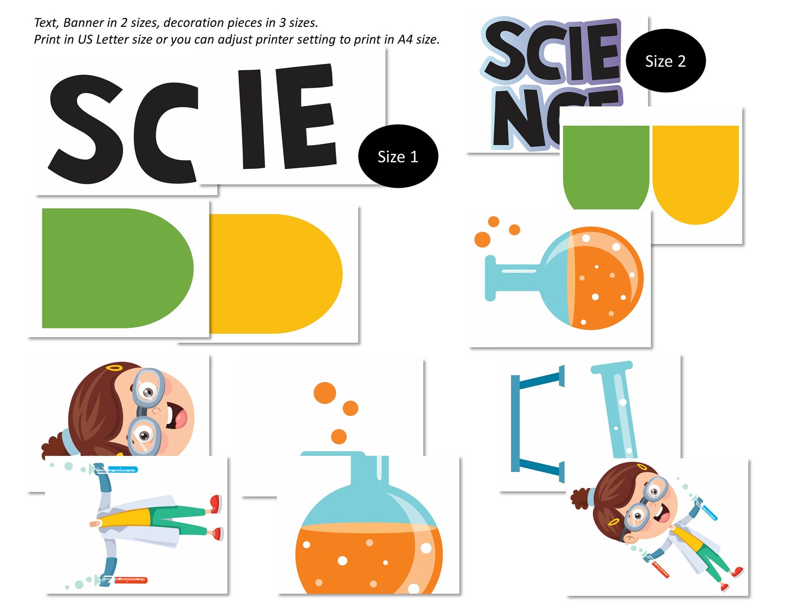 Science Bulletin Board Kit/classroom Decor/wall Display/print/printable ...