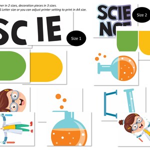 Science Bulletin Board Kit/classroom Decor/wall Display/print/printable ...
