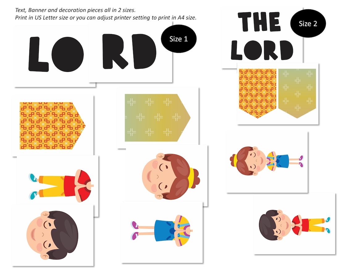 Christian Bulletin Board Kit/bible Verse/sunday School Classroom Decor ...