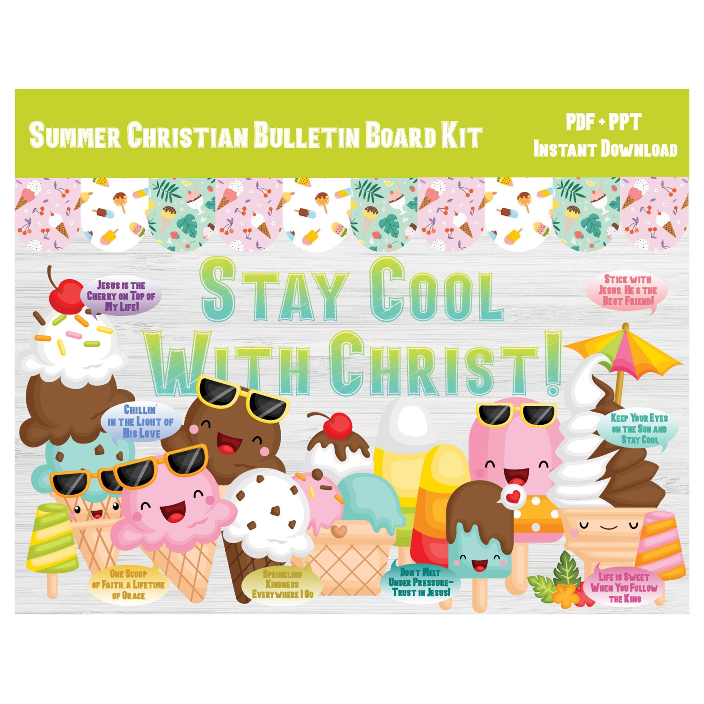 Christian Summer VBS Bulletin Board Kit/church/june/sunday School ...
