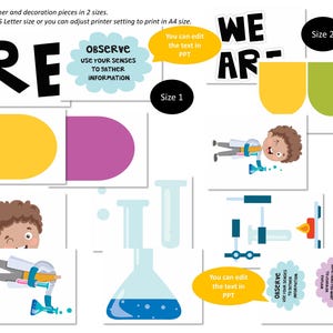 Science Themed Bulletin Board Kit/classroom Decor/elementary/primary ...