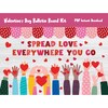 Valentine's Day Affirmation Bulletin Board Kit/classroom Mental Health ...