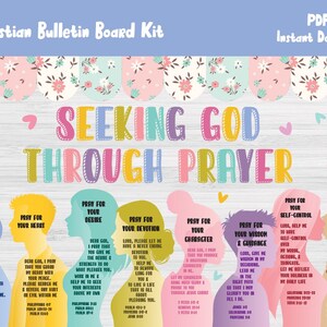 Church Christian Bulletin Board Kit/bible Verse Wall Door Decor/sunday ...