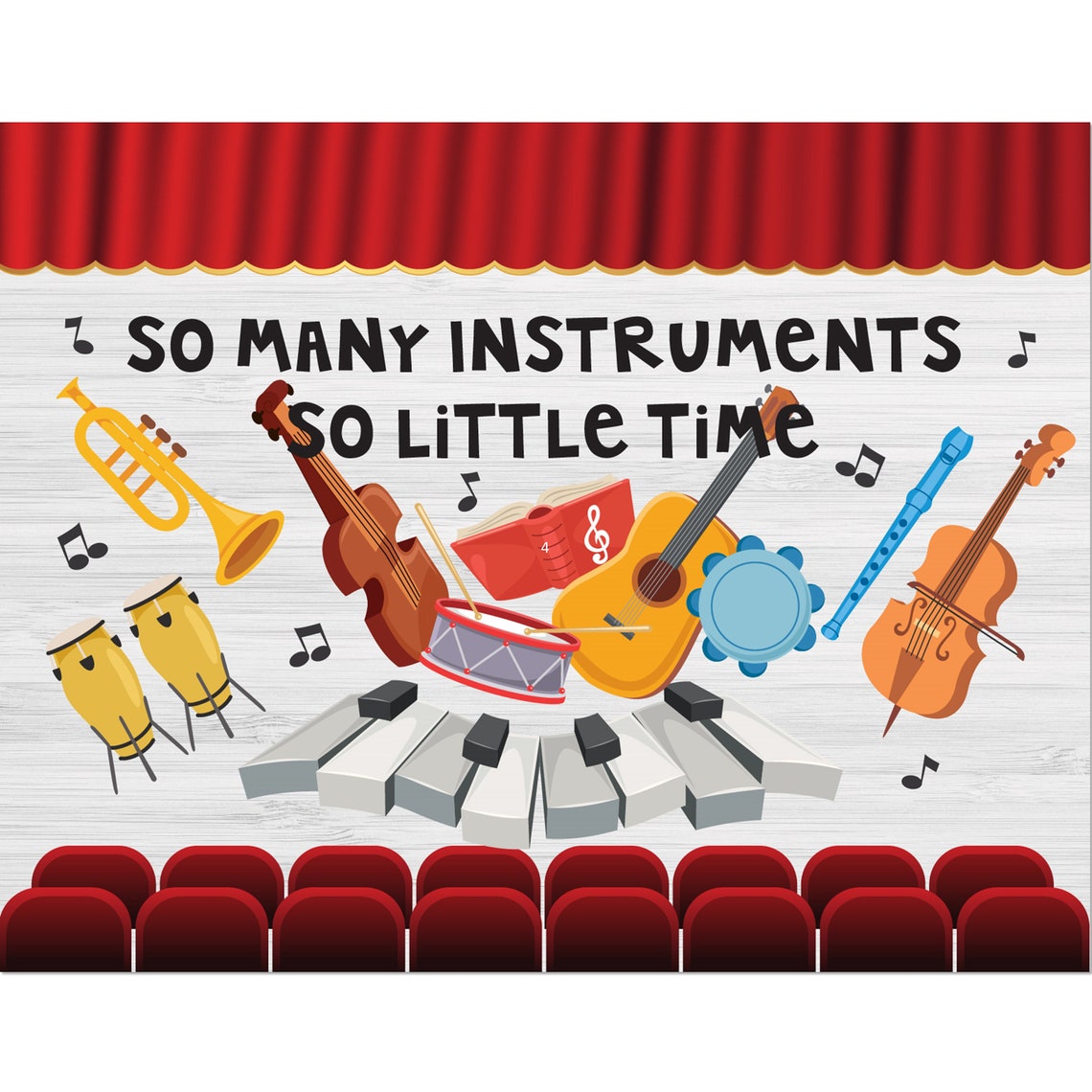 Music Classroom Bulletin Board Kits/set/music Class Wall Door Display ...