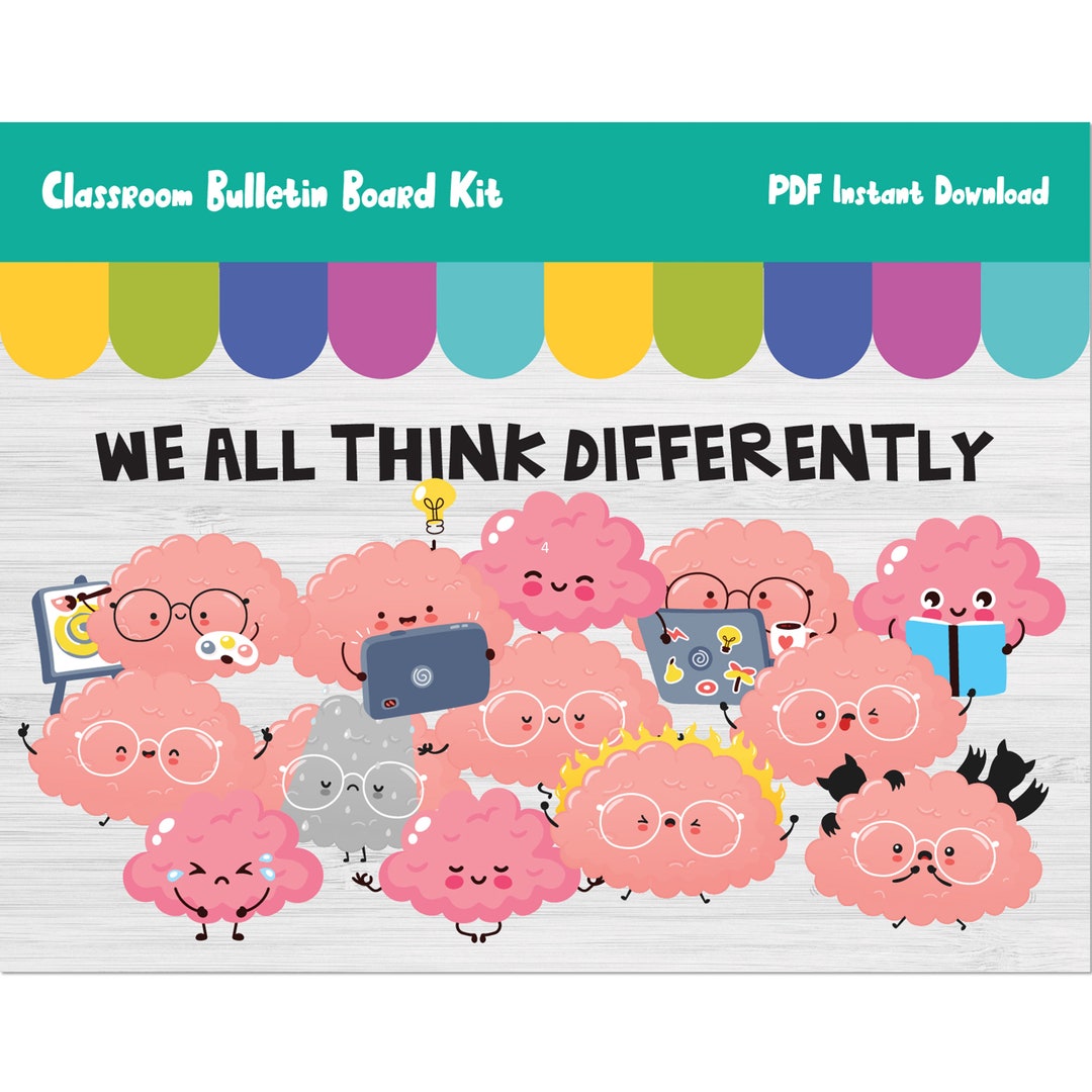 Kindergarten Diversity Bulletin Board Kit/classroom Decor/door Wall ...
