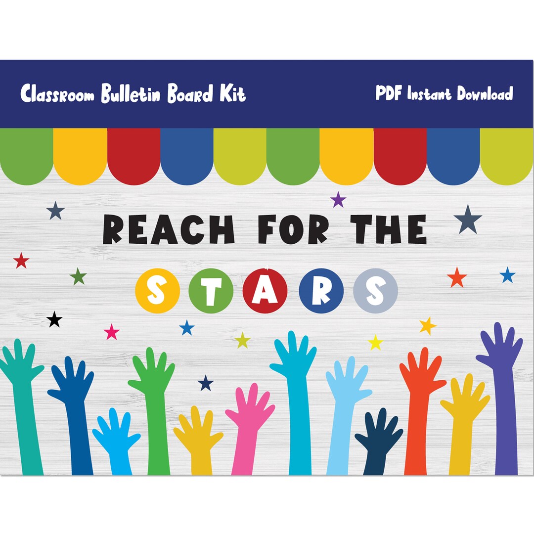 Kindergarten Bulletin Board Kits/preschool Classroom Decor/wall Door ...