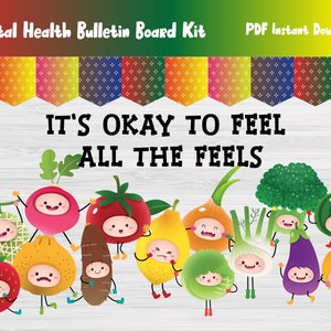 Social Emotional Learning Bulletin Board Kit/sel/mental Health ...