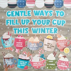 Winter Mental Health Awareness Bulletin Board Kit/self/classroom Wall ...