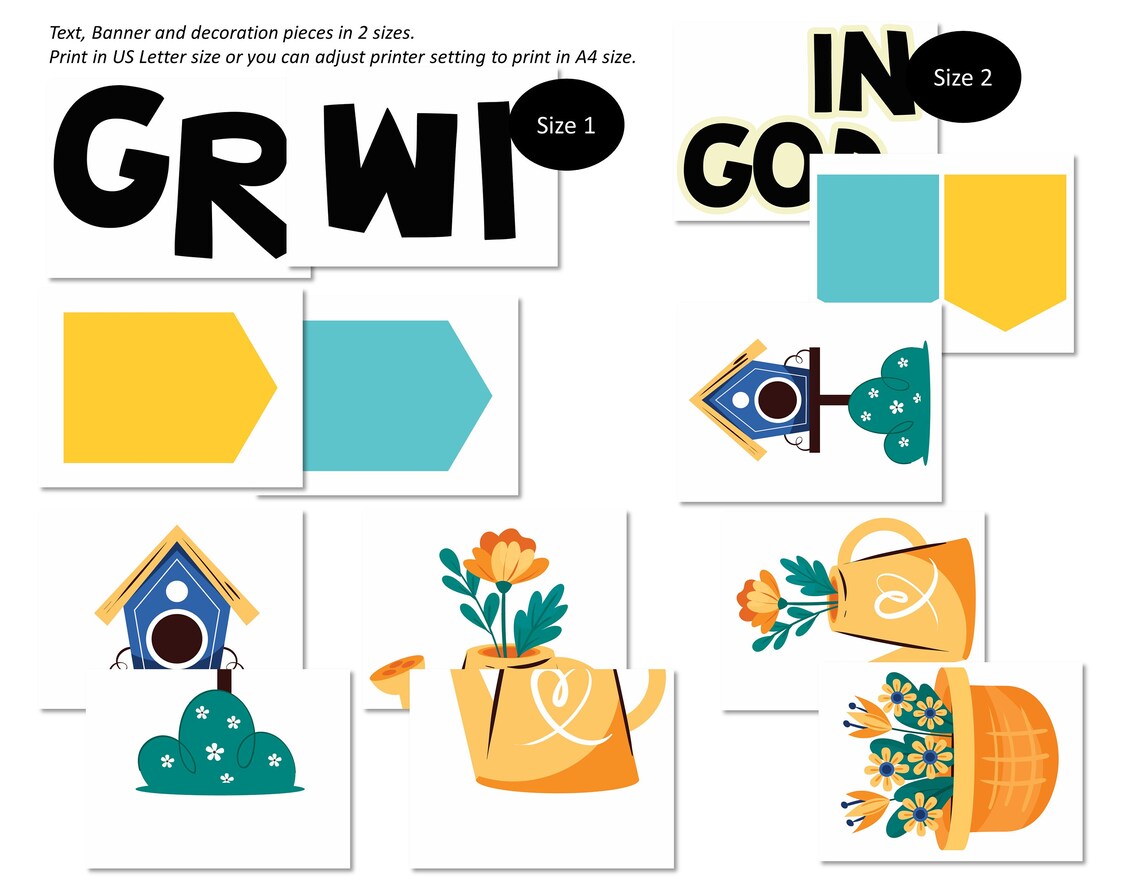 Christian Bulletin Board Kits/sunday School Classroom Printable/church ...