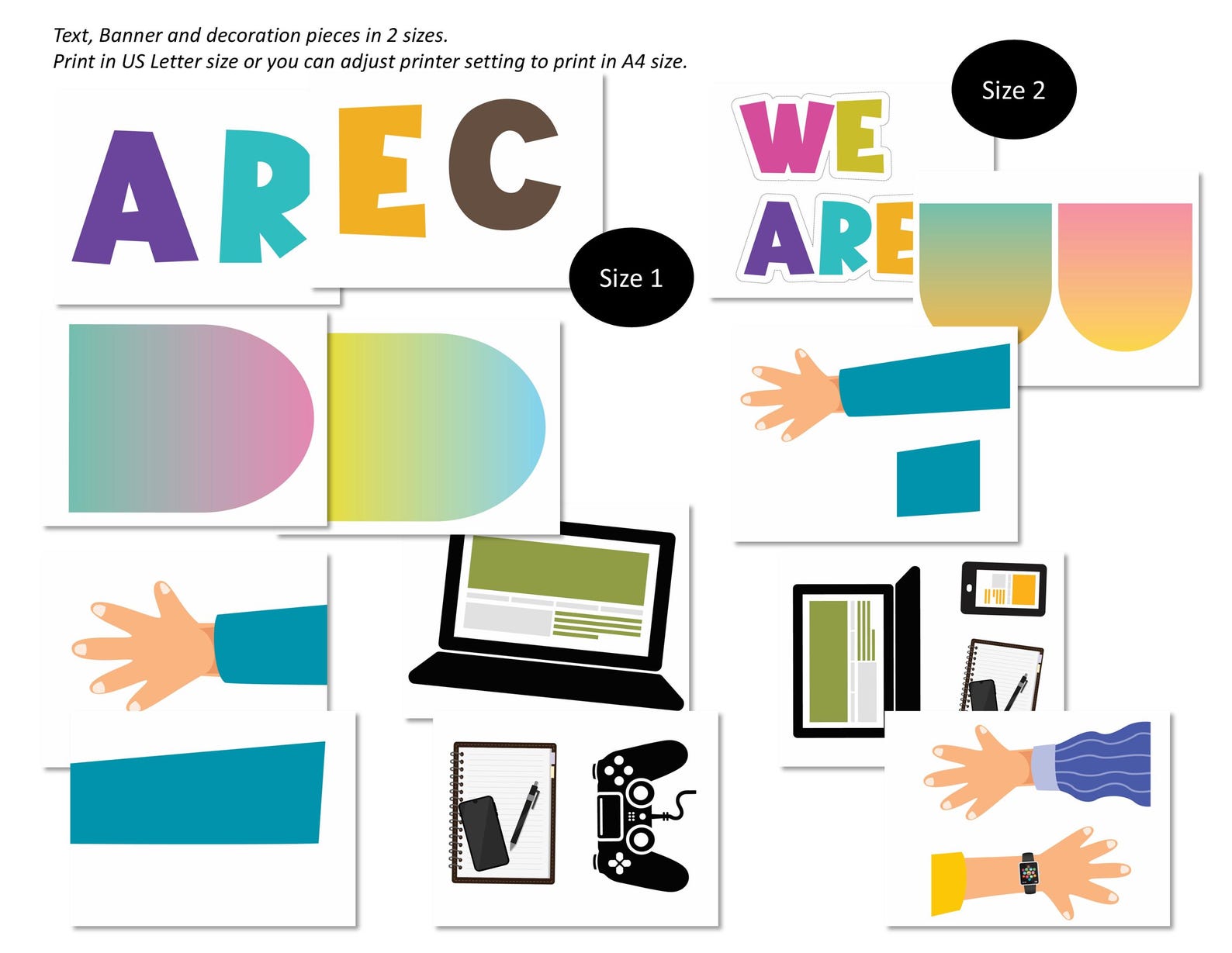 Tech Technology Bulletin Board Kit/computer Science/lab/classroom/wall ...