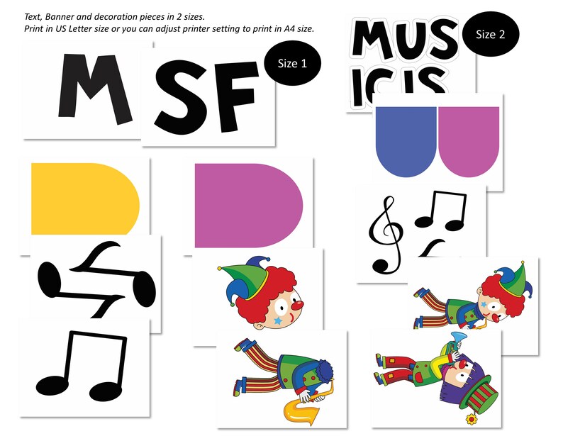 Music Classroom Bulletin Board Kit/music Class Room Decor/wall Door ...