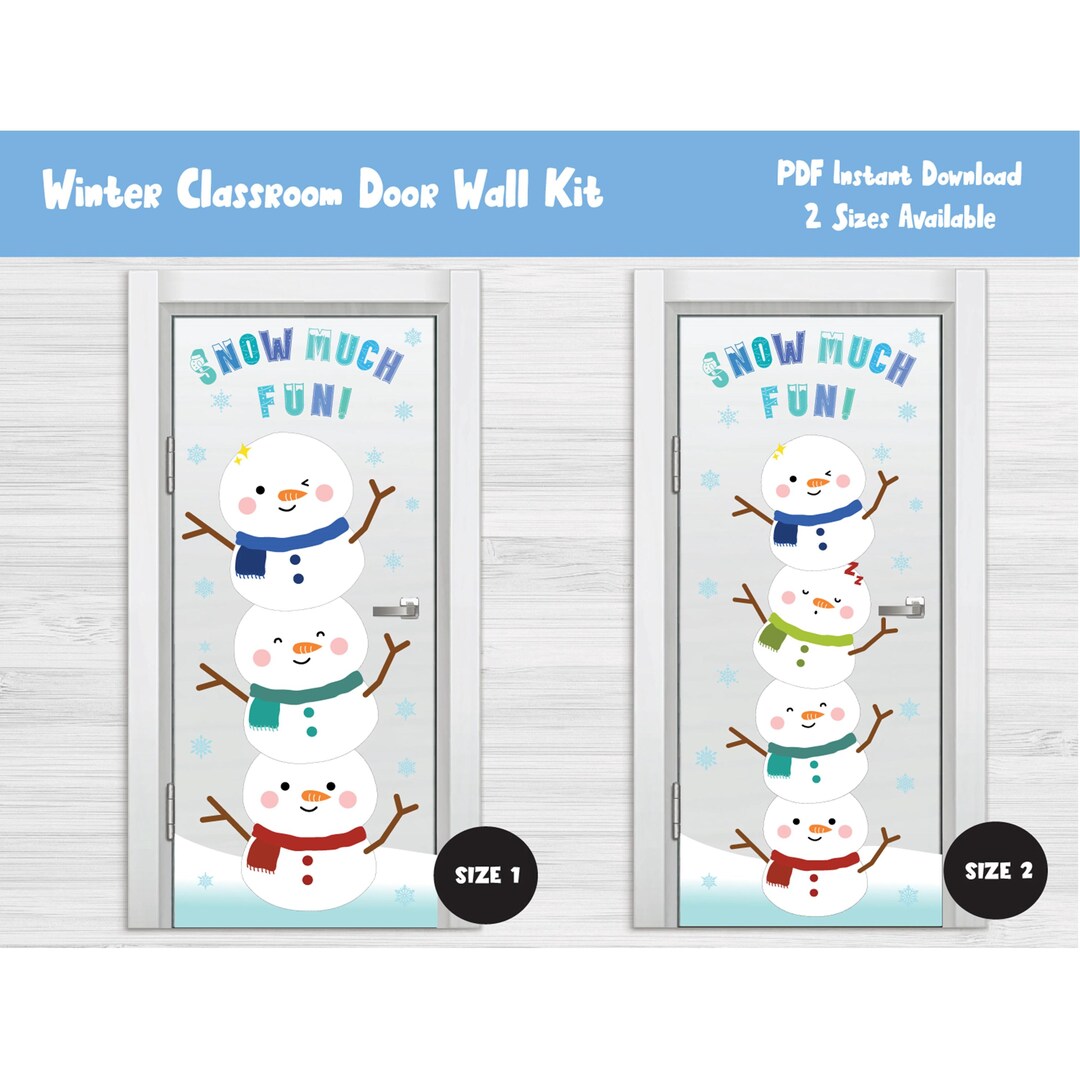 Winter Classroom Door Decor/kindergarten Wall Decoration/preschool ...