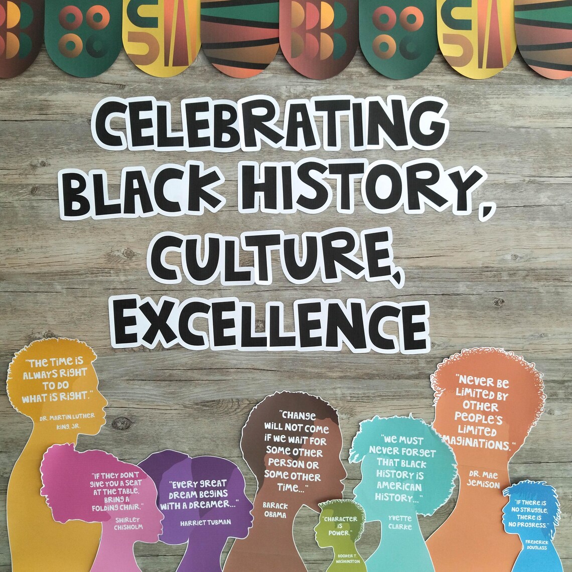 Black History Month Bulletin Board Kit/february Classroom Wall Decor ...