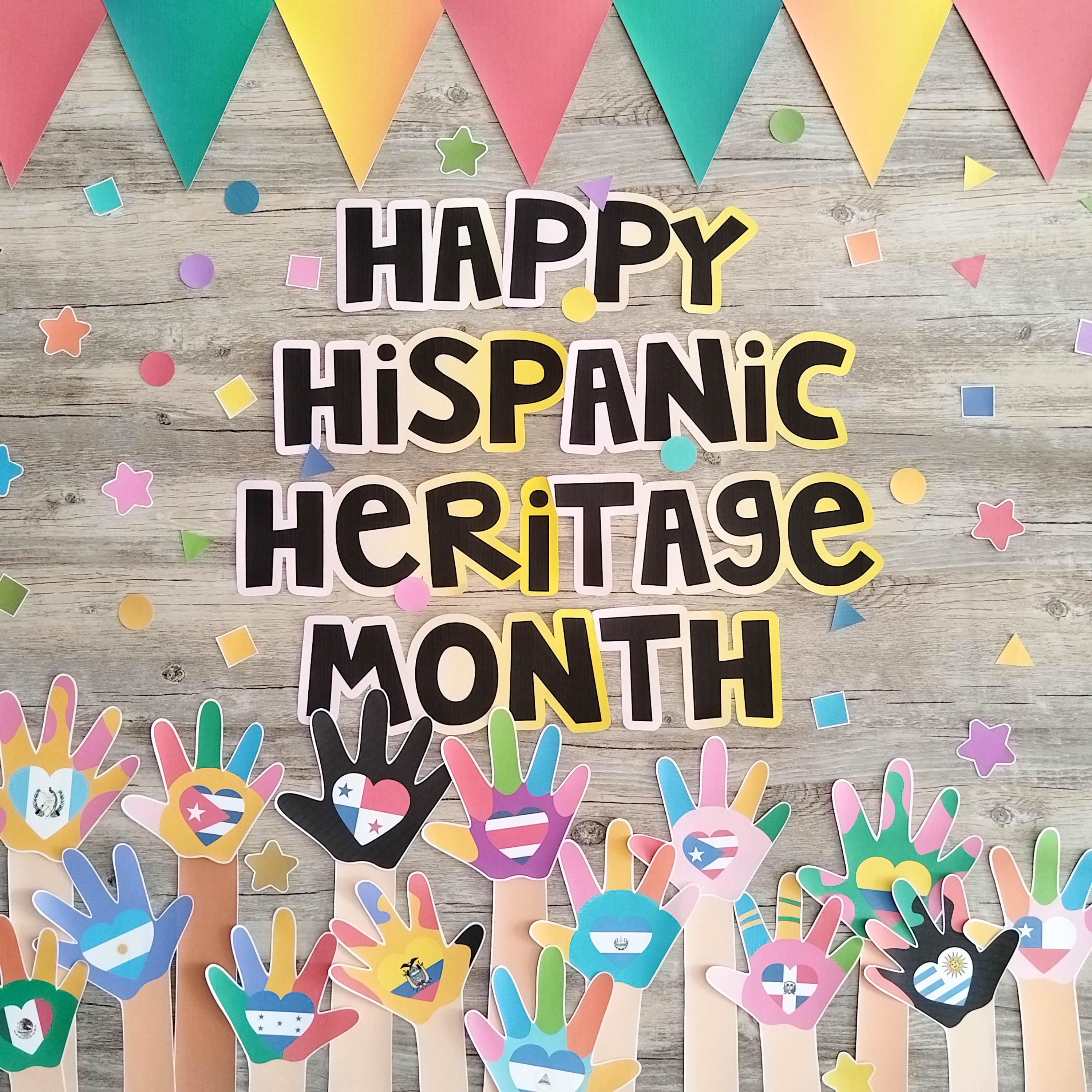 Hispanic Heritage Month Bulletin Board Kit/latinx Multicultural ...