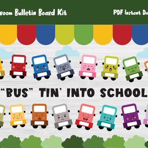Preschool Welcome Back to School Bulletin Board Kit/start New School ...