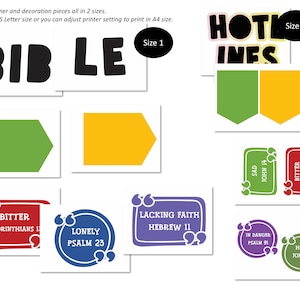 Christian Bulletin Board Kit/bible Verse/sunday School Classroom Decor ...