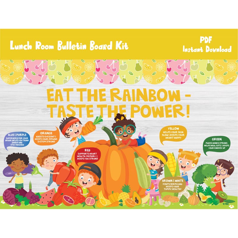 Nutrition Bulletin Board Ideas - Etsy