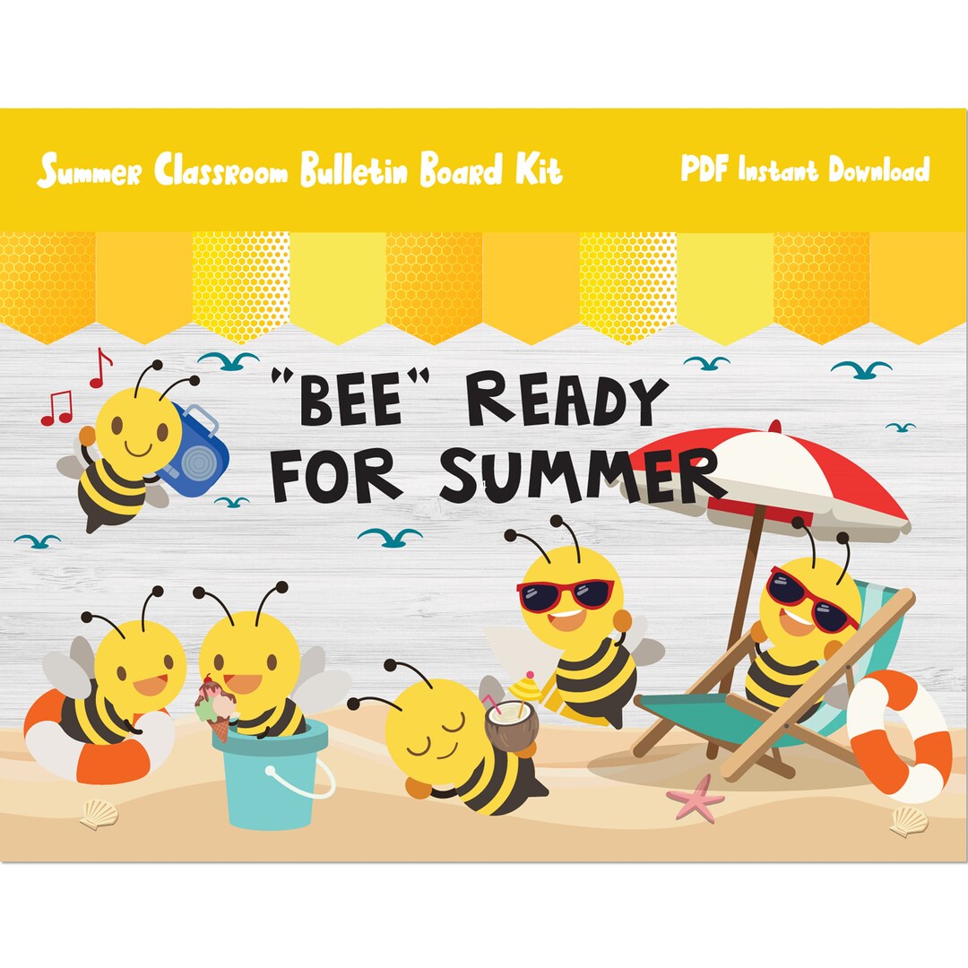 Summer Bulletin Board Kit/preschool Classroom Printable/kindergarten ...