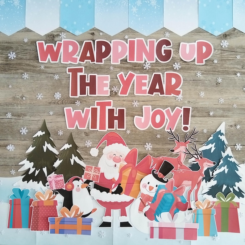 Christmas Mental Health Bulletin Board Kit/winter Holiday Classroom ...