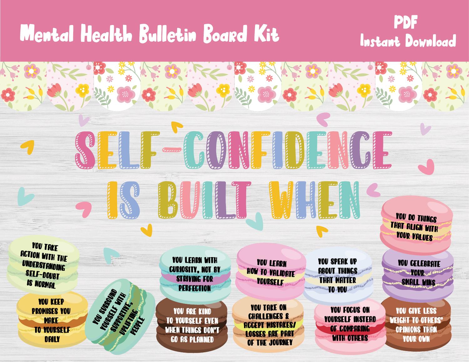 Mental Health Bulletin Board Kit/school Counselor/social Worker ...