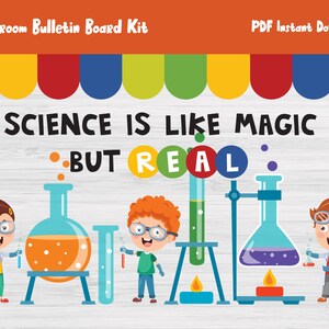 Science Bulletin Board Kit/classroom Decor/wall Display/print/printable ...