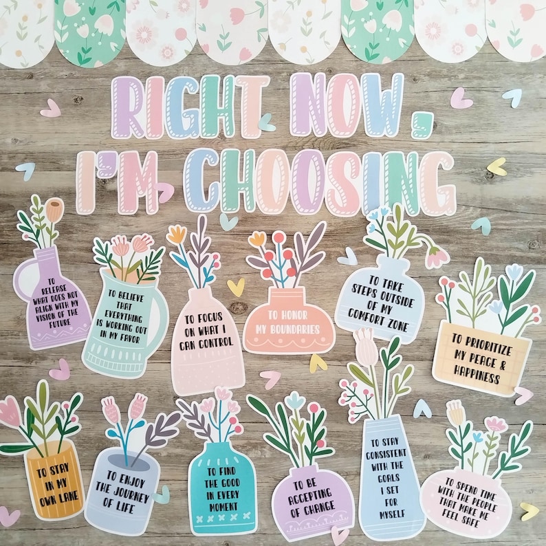 Mental Health Bulletin Board Kit/motivational/school Counselor ...