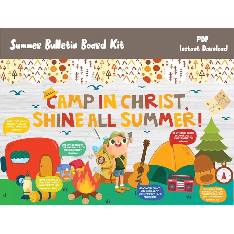 Camping Bulletin Board - Etsy