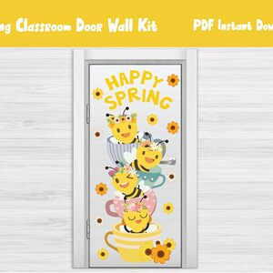 Spring Classroom Door Decor/kindergarten Wall Decoration/preschool ...