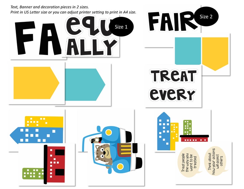 Character Traits Bulletin Board Kit/preschool Classroom Decor ...