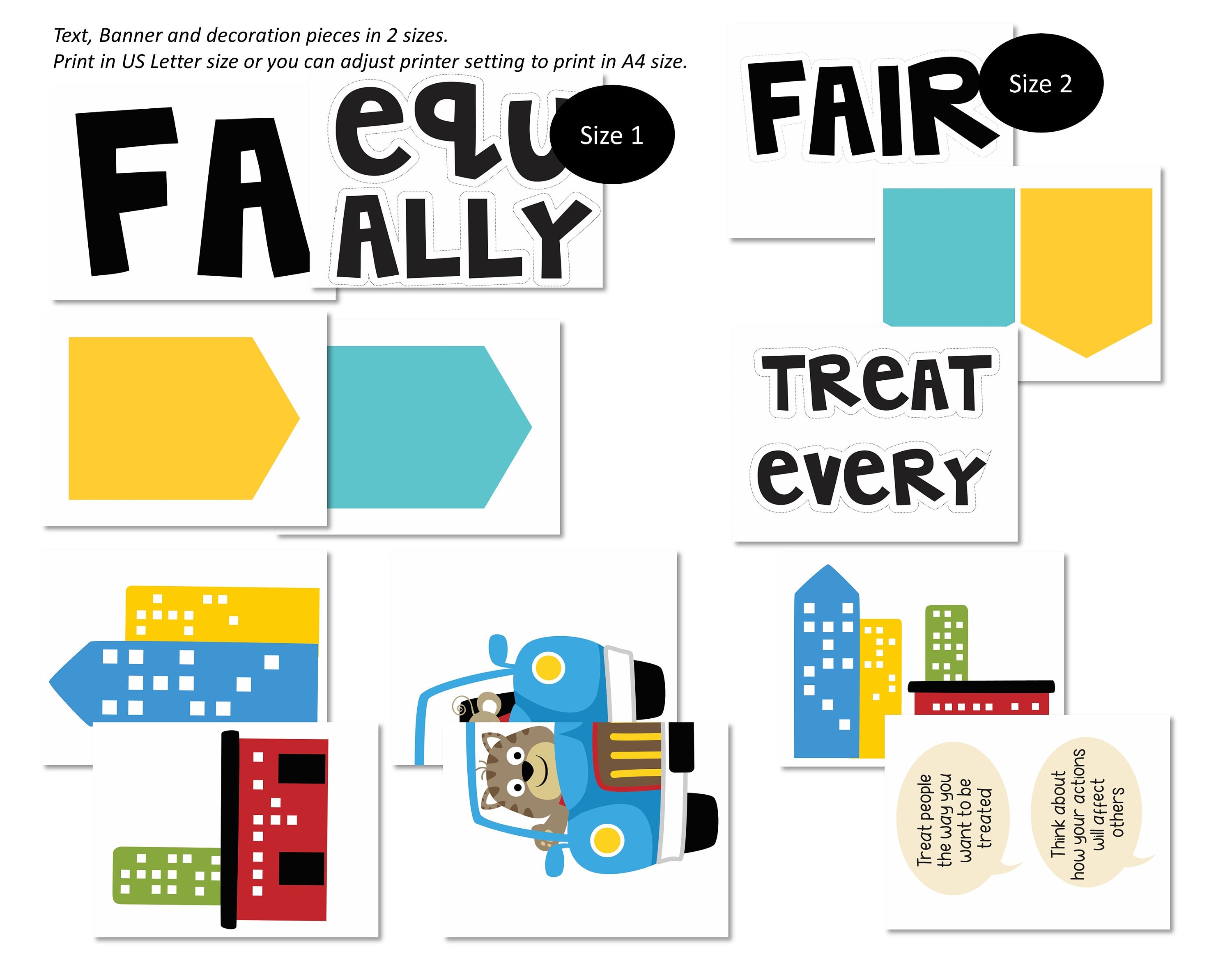 Character Traits Bulletin Board Kit/preschool Classroom Decor ...