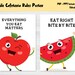 8 Cafeteria Bulletin Board Kit/kindergarten Lunch Room Posters ...