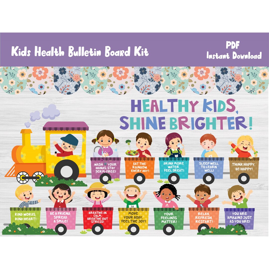 Back to School Healthy Habit Bulletin Board/health/school Nurse ...