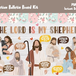 Christian Bulletin Board Kit/church Decoration/sunday School Classroom ...