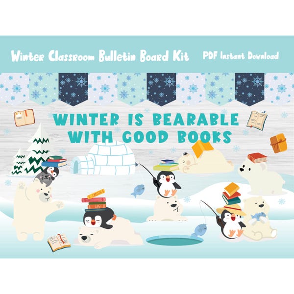 Winter Bulletin Boards - Etsy