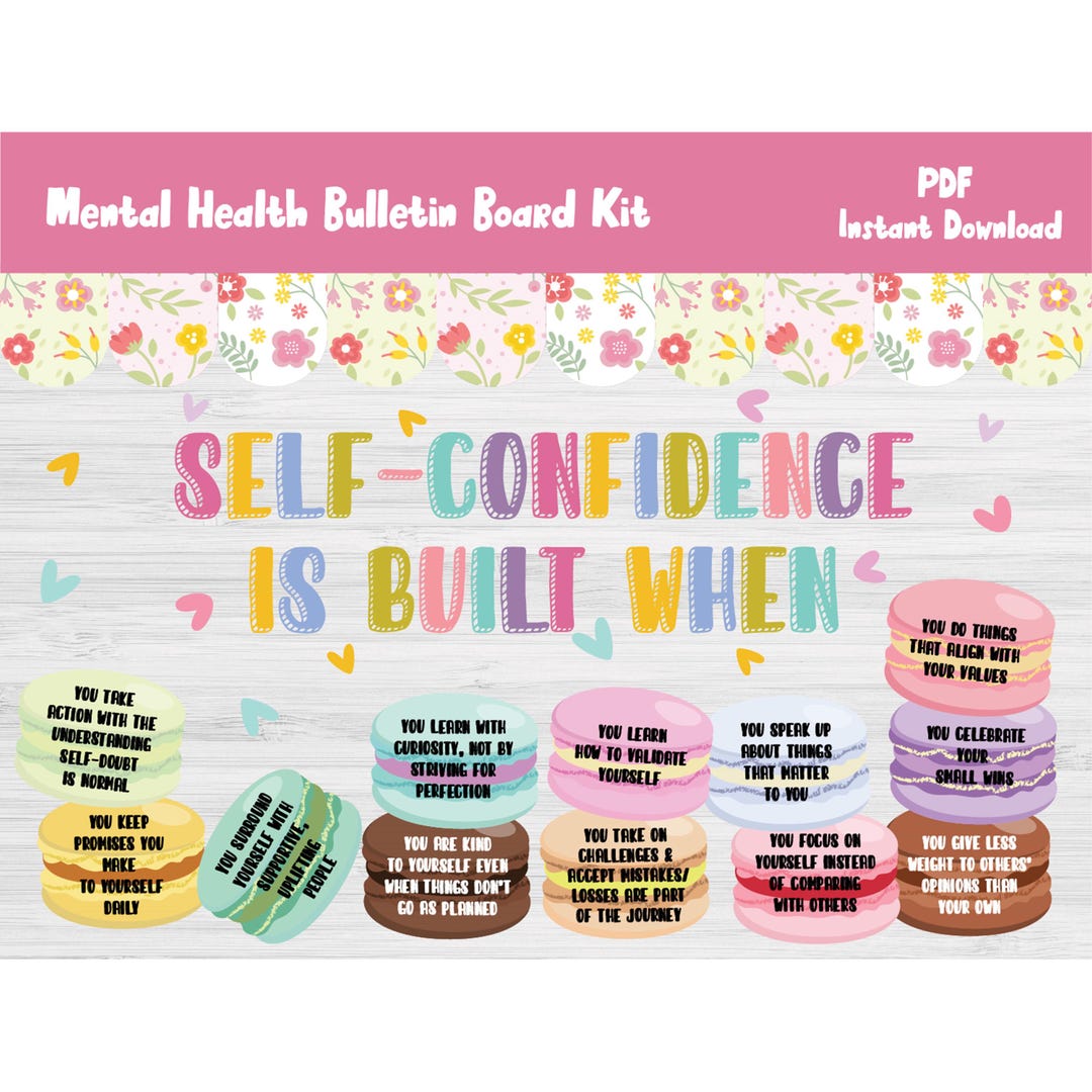 Mental Health Bulletin Board Kit/school Counselor/social Worker ...