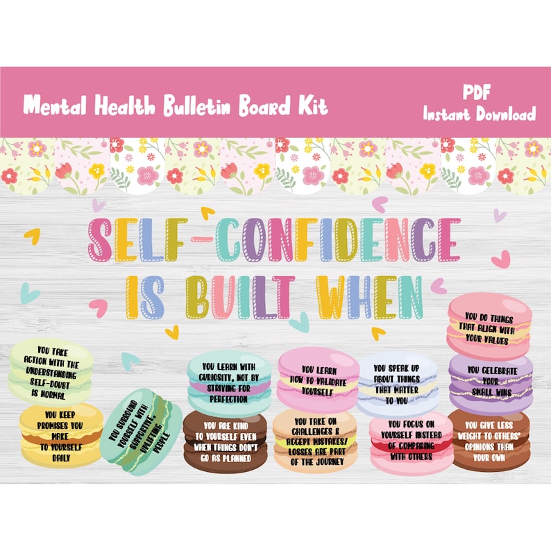 Mental Health Bulletin Board Kit/school Counselor/social Worker ...