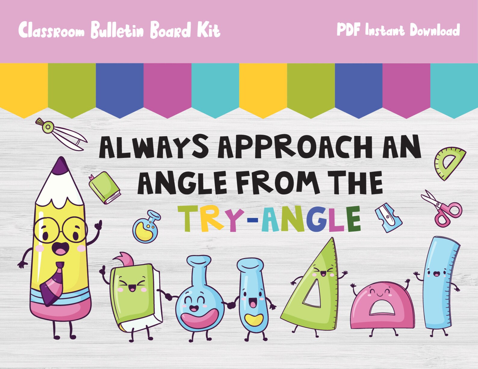 Math Bulletin Board Kit/kindergarten Classroom Decor/preschool Door ...