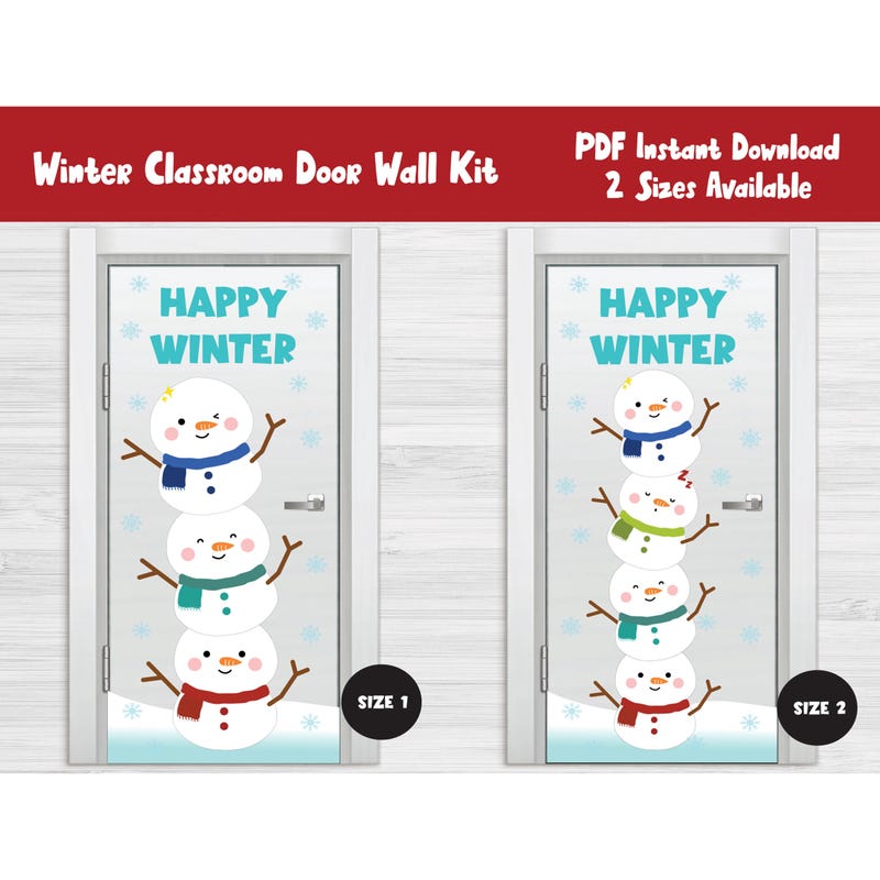 January Door Decor - Etsy