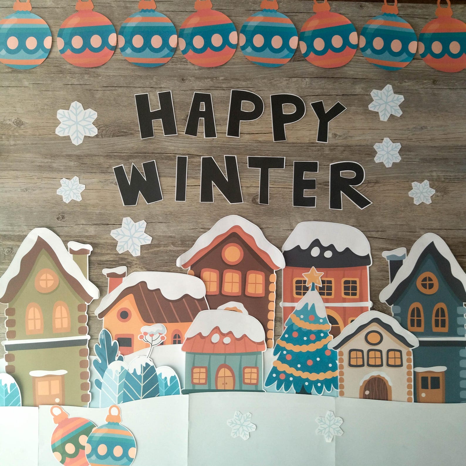 Winter Bulletin Board Kit/kindergarten Preschool Daycare Classroom ...