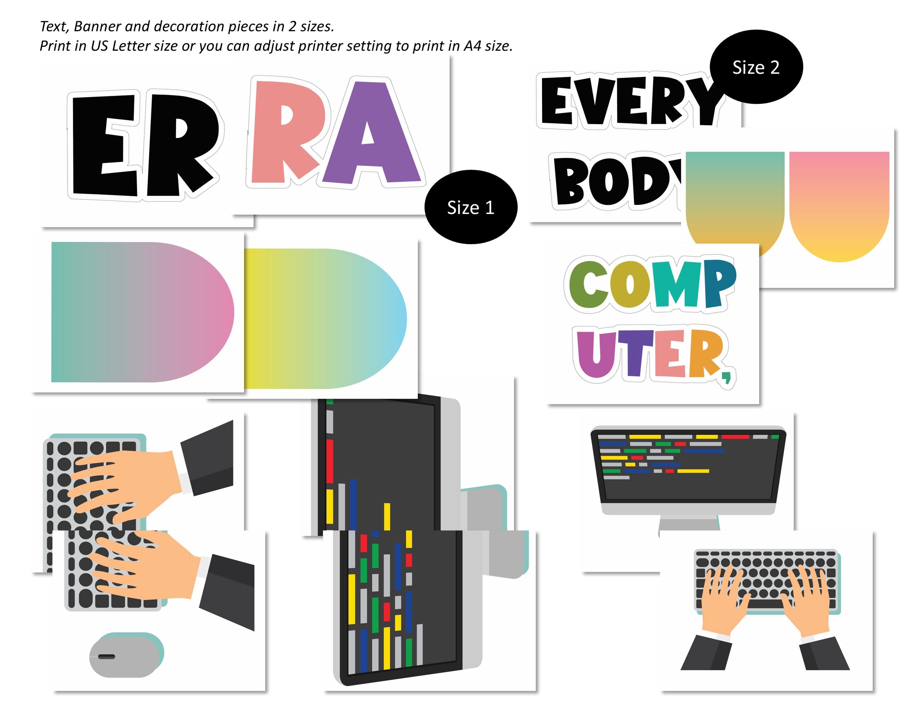 Coding Bulletin Board Kit/computer Science/lab/classroom/technology ...