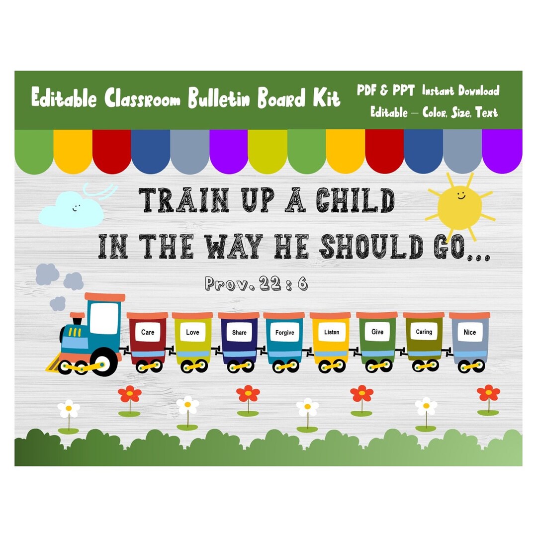 Christian Bulletin Board Kits/jesus Classroom - Etsy