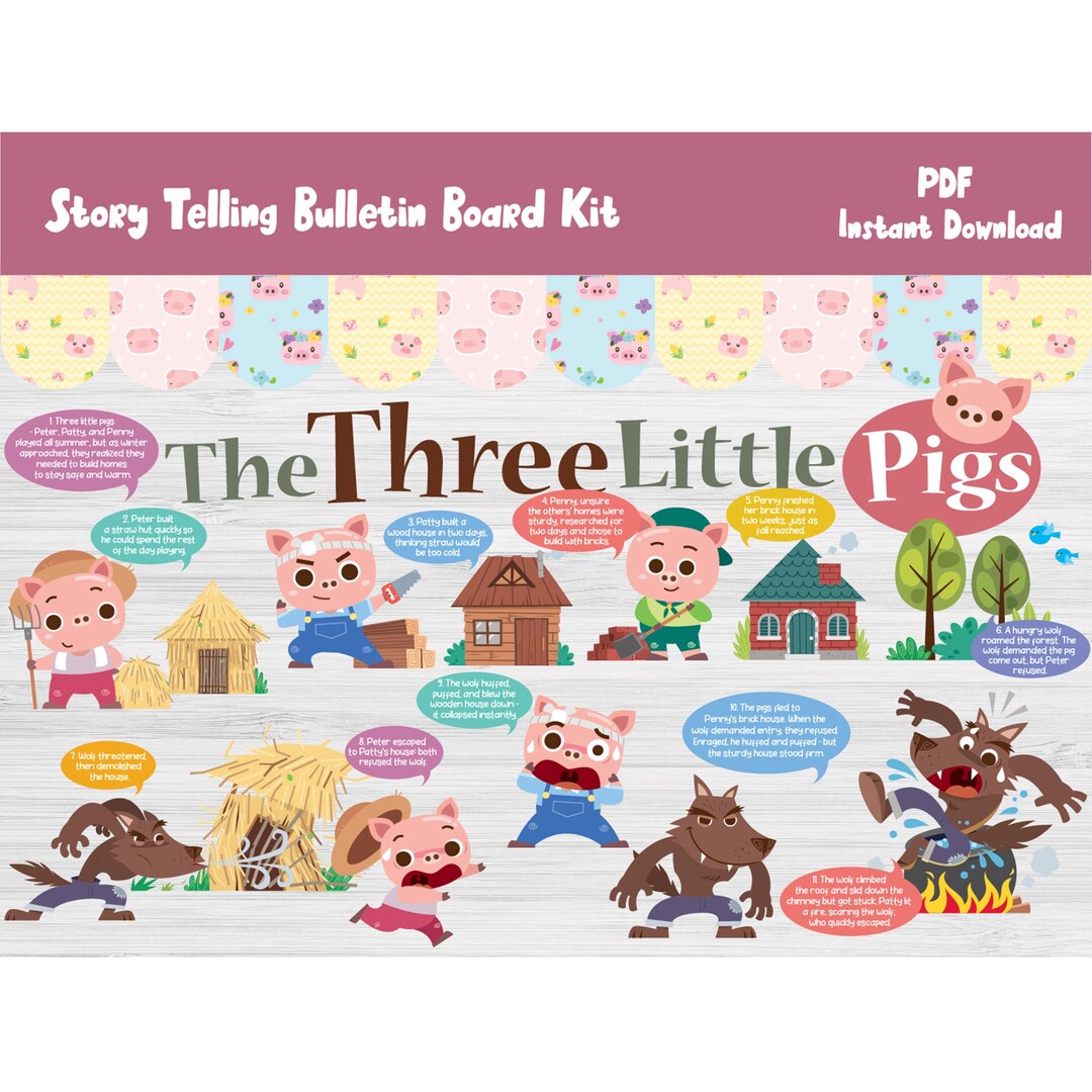 Fairy Tale Bulletin Board Kit/storybook/storytelling/reading Corner ...